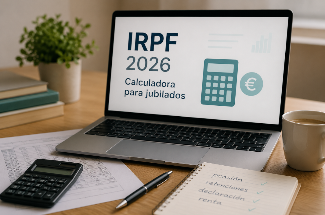 Calculadora IRPF jubilados 2026: calcula la retención de tu pensión - WELP